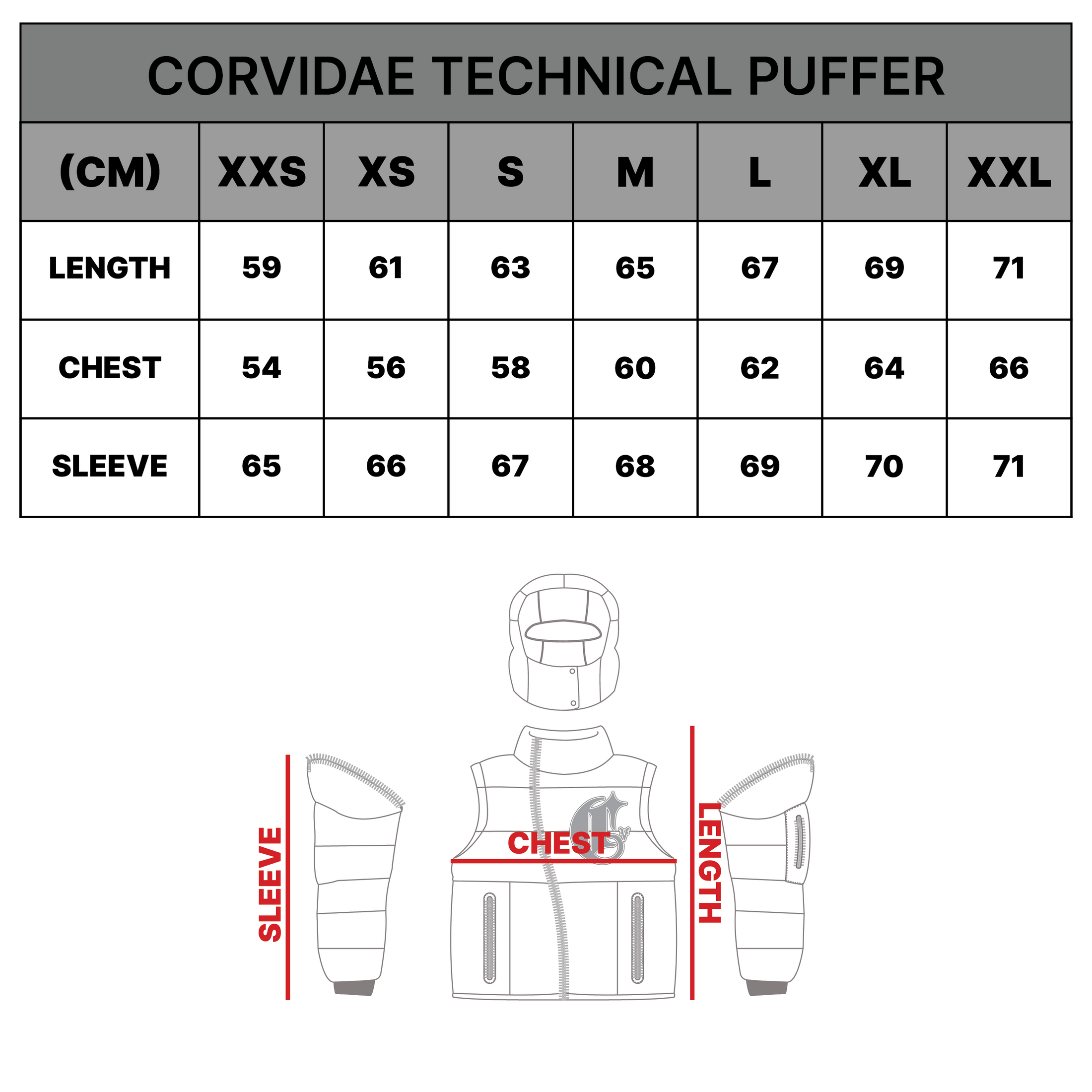 Matte Black Technical Puffer – Corvidae