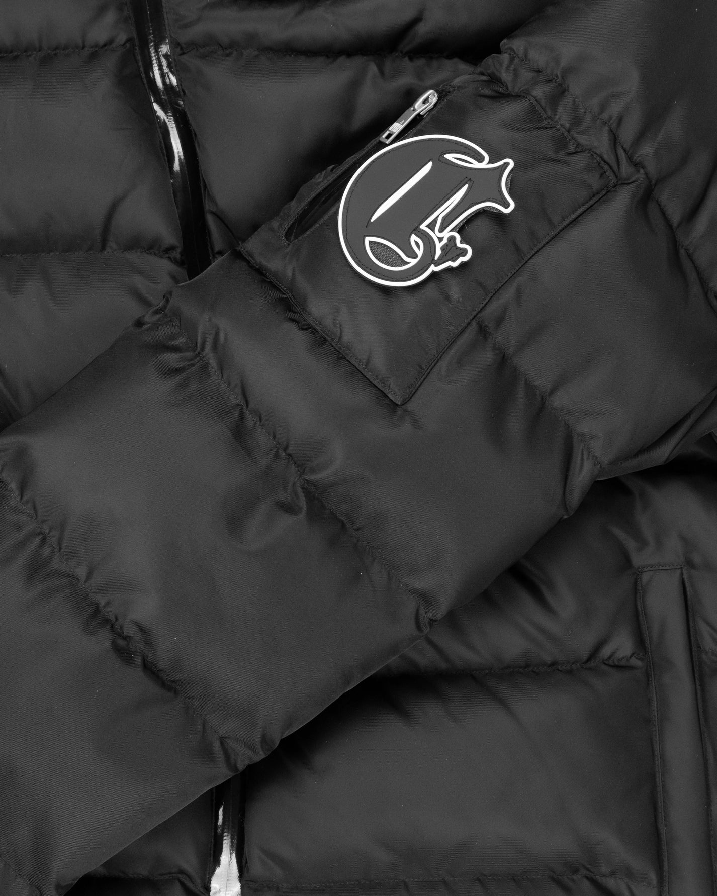 Matte Black Technical Puffer – Corvidae